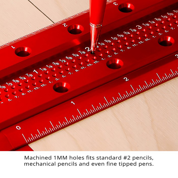 T-príložné pravítko T-SQUARE 600 mm Woodpeckers - Nástroje na ...